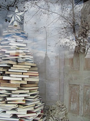 Arbol de Navidad de libros. | PiaSweetHome